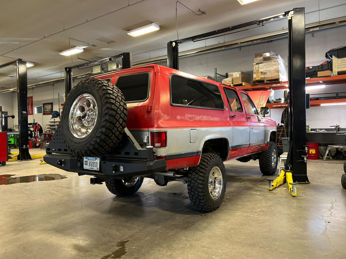 1973-1987 Chevy GMC Square Body Dual Swing Out Rear Bumper – Baseline ...