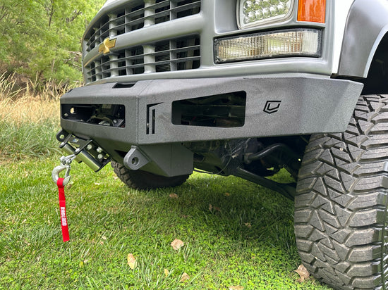 1992-1999 CHEVY | GMC SUBURBAN TAHOE YUKON FRONT WINCH BUMPER BY CHASS ...