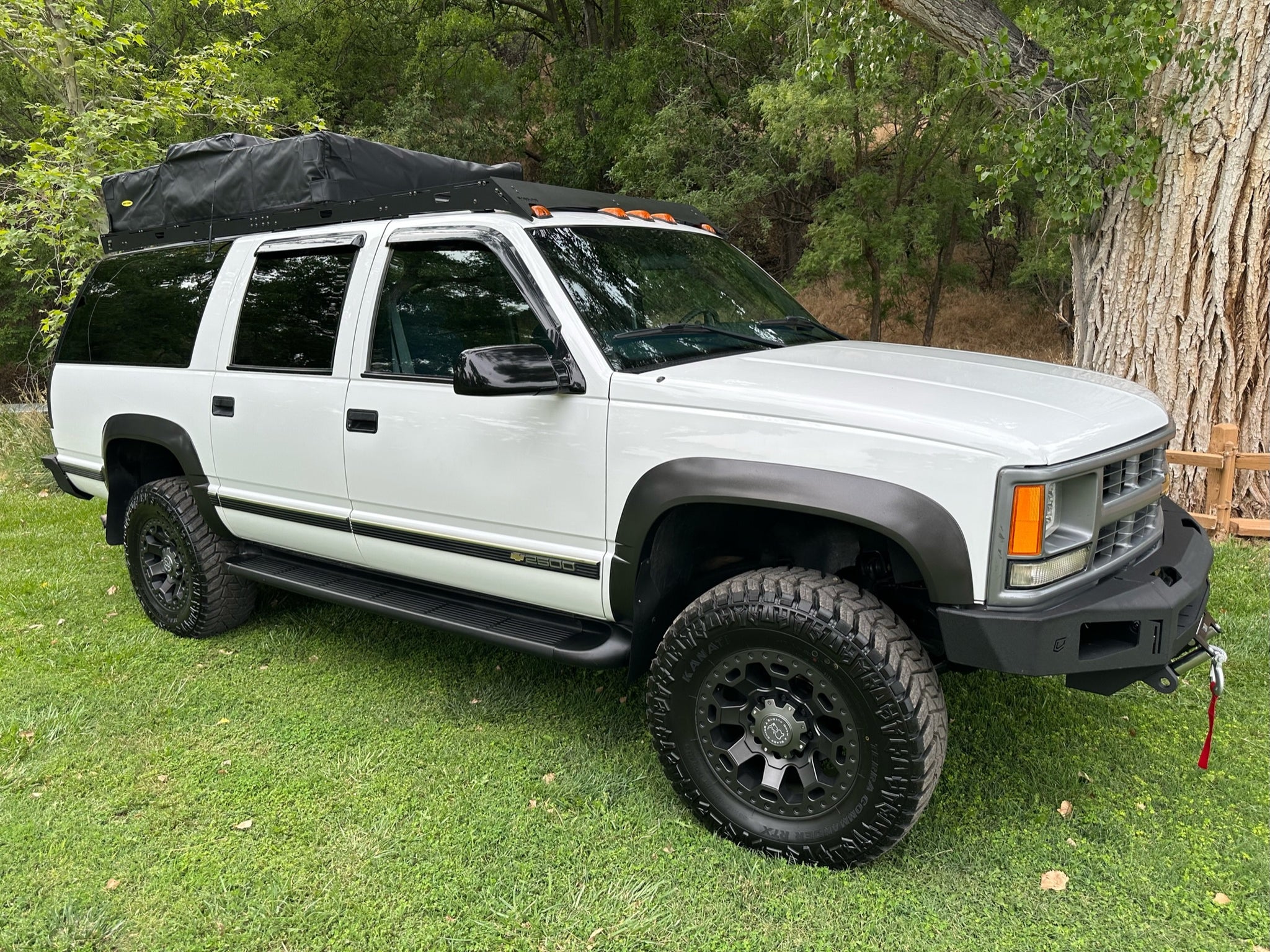 1992-1999 CHEVY | GMC SUBURBAN TAHOE YUKON FRONT WINCH BUMPER BY CHASS ...