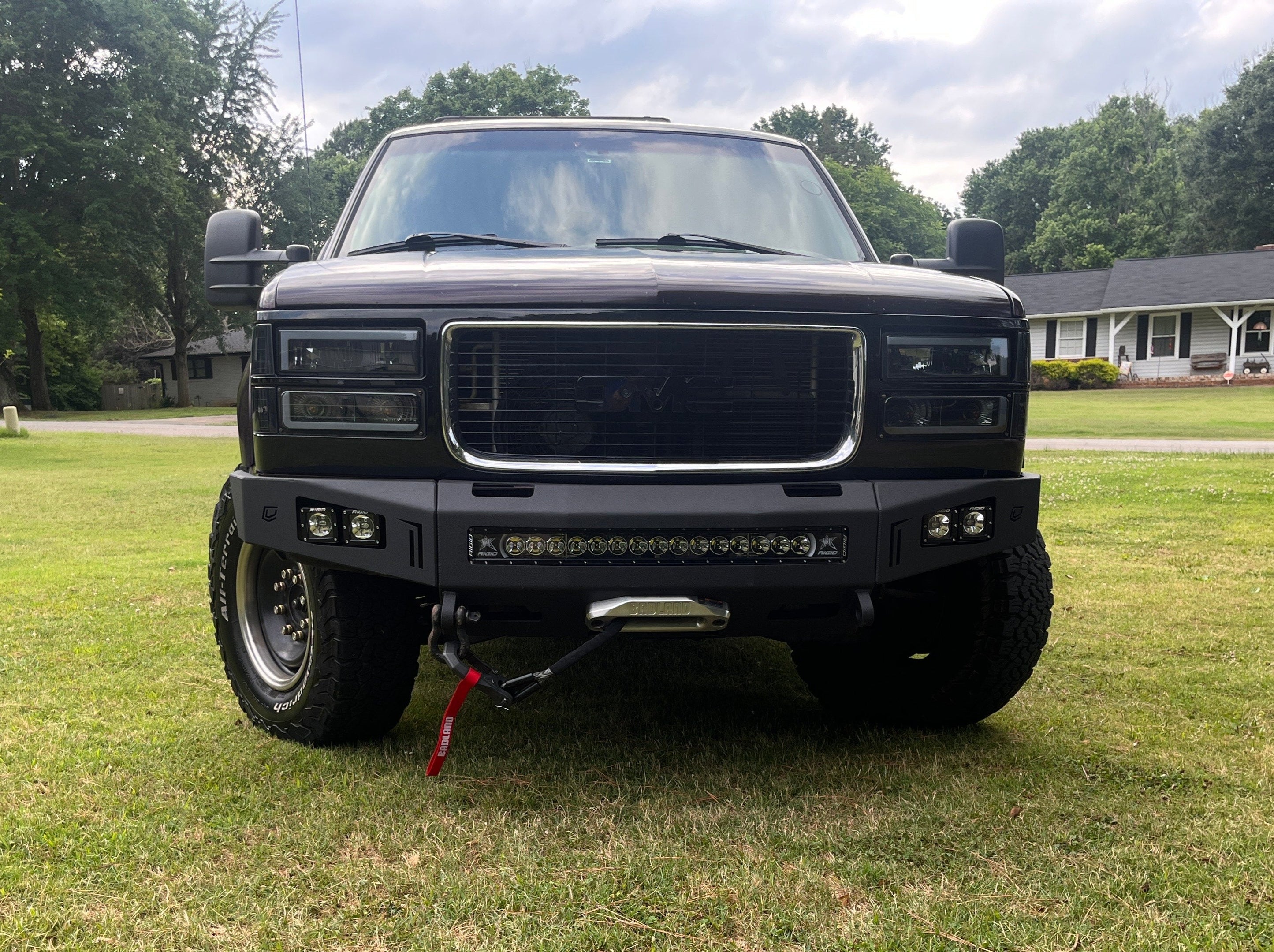 1992-1999 CHEVY | GMC SUBURBAN TAHOE YUKON FRONT WINCH BUMPER BY CHASS ...