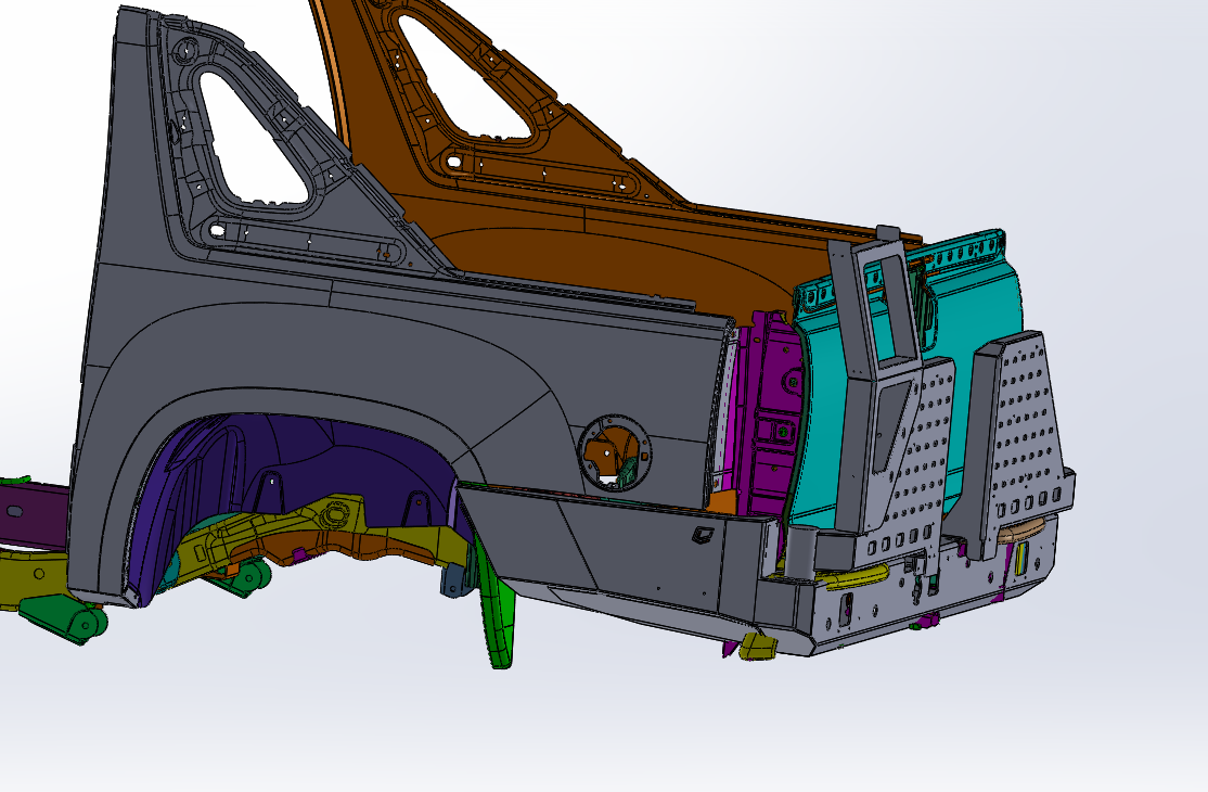 2007-2014 Chevy Avalanche OCTANE HIGH CLEARANCE DUAL SWING OUT REAR BU ...