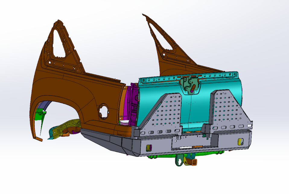 2007-2014 Chevy Avalanche OCTANE HIGH CLEARANCE DUAL SWING OUT REAR BU ...
