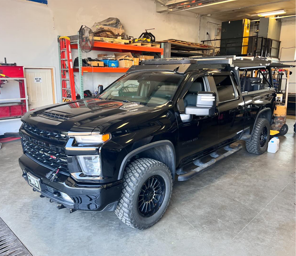 2019-2024 Chevy Silverado Camper Roof Rack | Baseline Overland