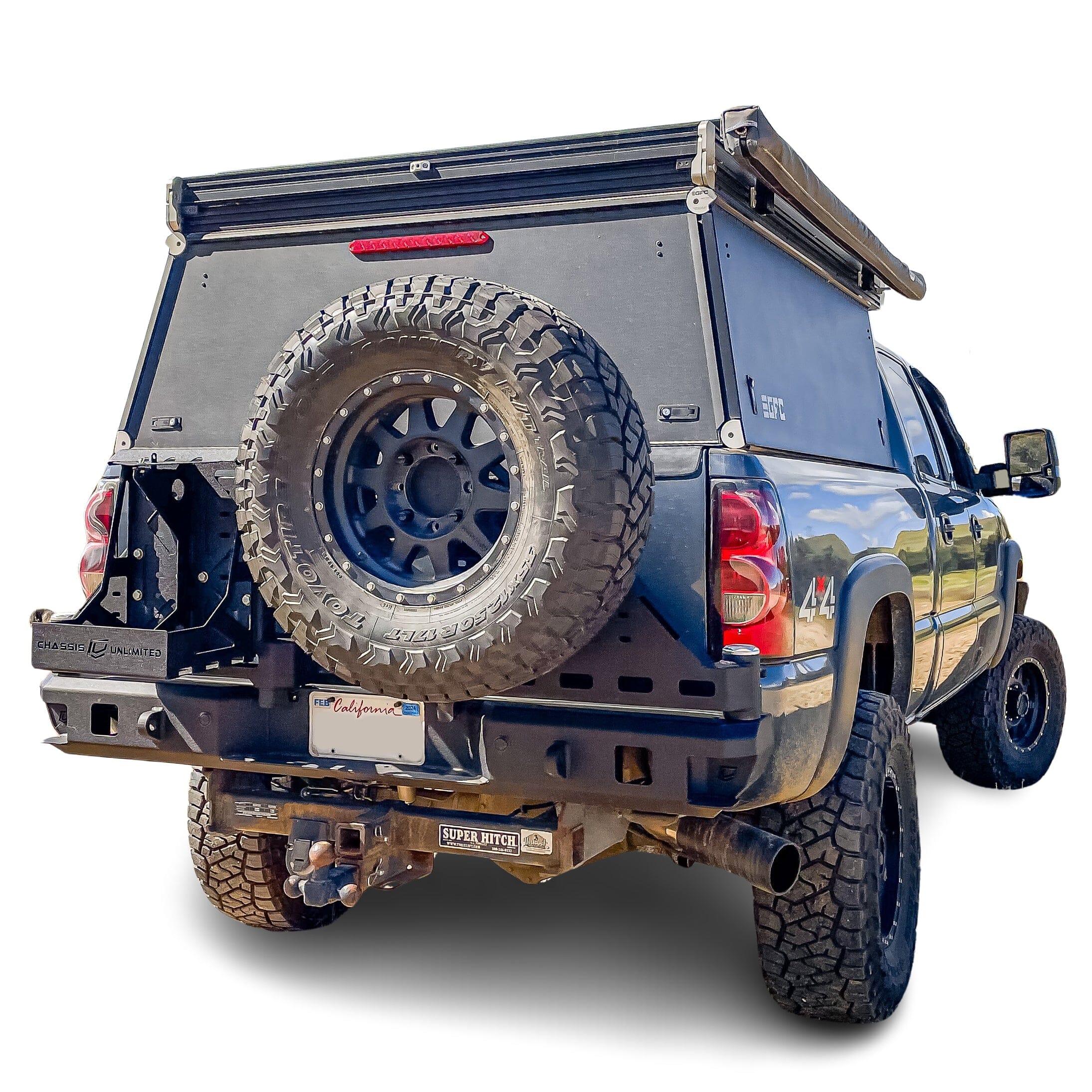 Octane Dual Swing Out Rear Bumper—99-07 Chevy/GMC – Baseline Overland